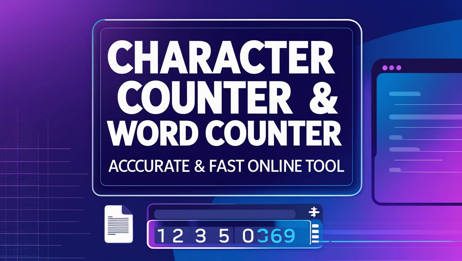 Character Counter and Word Counter - TopZ.in -Top A to Z Tools, Converters & Quizzes (Online ...