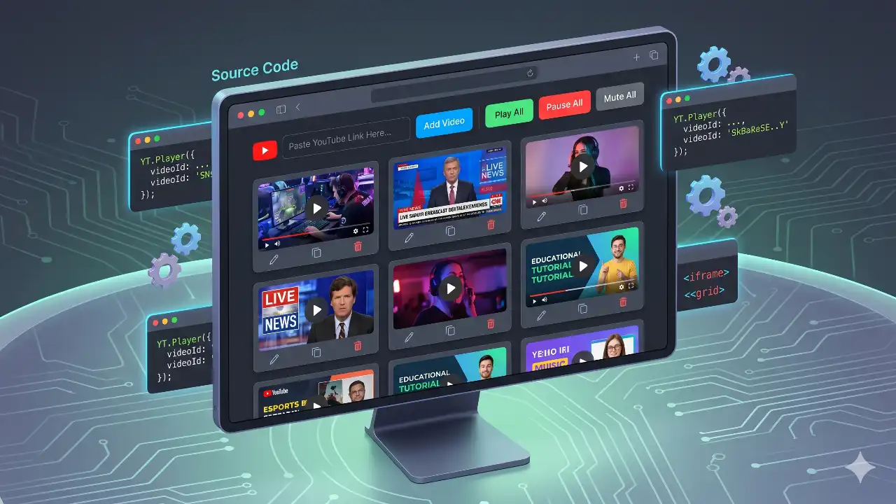 Download Multi YouTube Player Source Code: Build Your Own Dynamic YT ...
